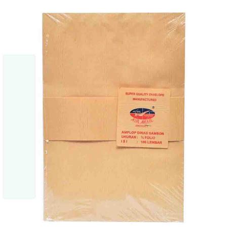 Amplop Coklat Polos Folio Airmail SIPLah