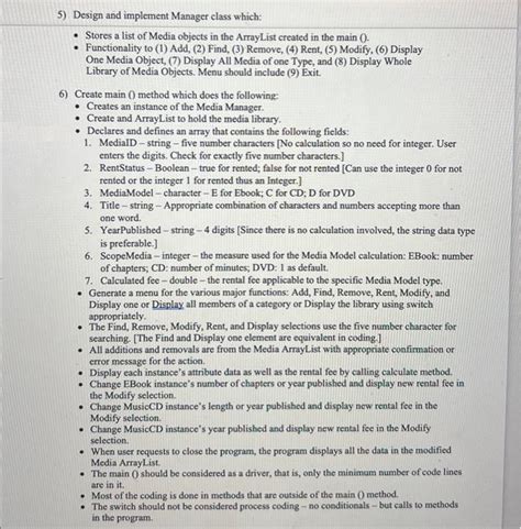 Solved Assignment Media Rental System Before Attempting Chegg