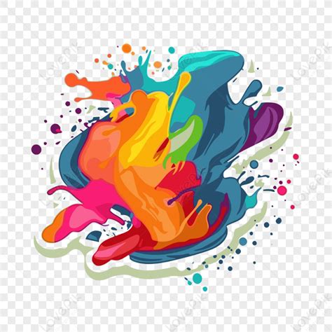 추상 화려한 시작 스티커 디자인 클립 아트 벡터상표 Png 일러스트 무료 다운로드 Lovepik