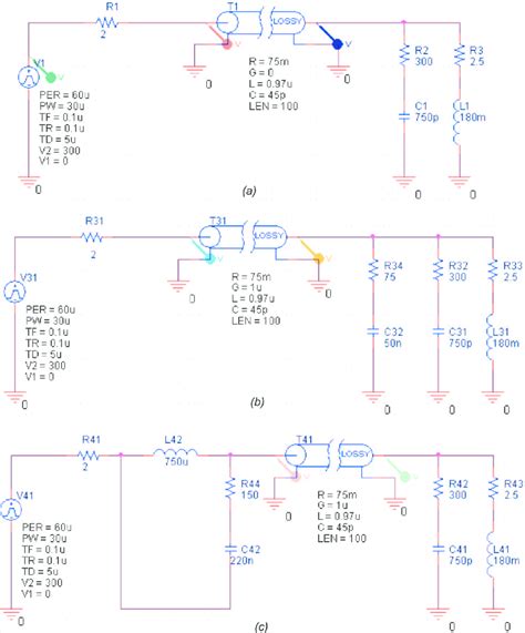 Complete Schematic Circuits In OrCAD Spice A Without Filter B Download Scientific Diagram