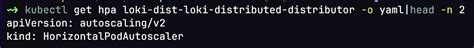 Loki Distributed Invalid Autoscaling Api Version · Issue 2558