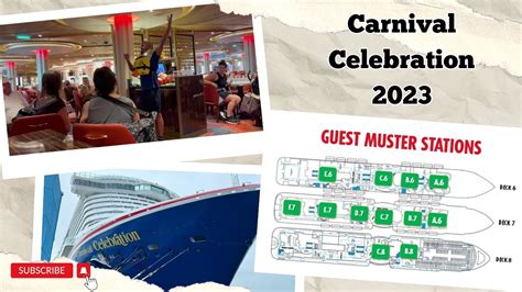 Muster Station Locations Carnival Celebration 2023 YouTube