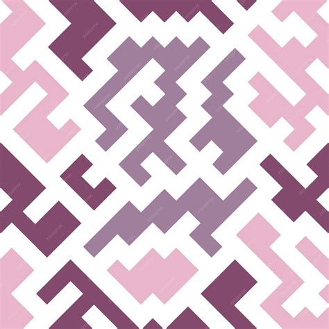 Premium Vector Seamless Color Pattern Of Abstract Shapes Of Different Sizes And Shapes Pattern