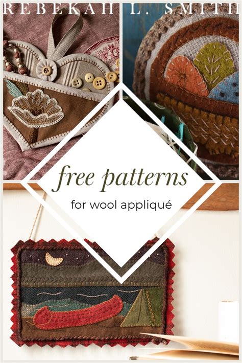 Free Printable Wool Applique Patterns Pattern And Stencils