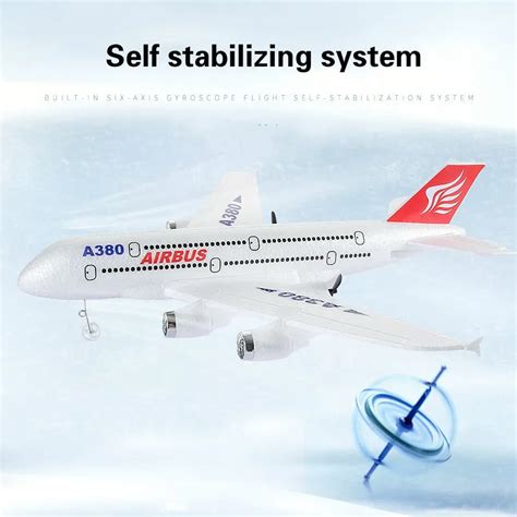 ₩38425에서 Airbus A380 Boeing 747 Rc 비행기 리모컨 장난감 2 4g 고정 날개 비행기 자이로 야외