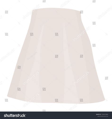 Skirt Template Design Fashion Woman Illustration Stock Vector Royalty