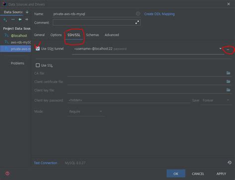 Intellij Aws Rdsssh 터널링 연결