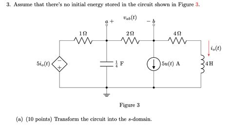 solved 3 assume that there s no initial energy stored in