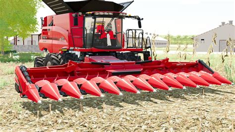 Cnh 12 Row Folding Corn Head Pack Fs22 Kingmods