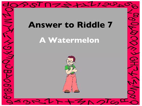 10 Tricky Riddles For The Young Ppt
