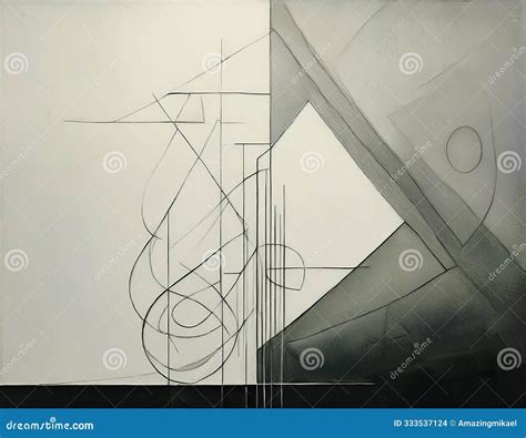 Minimalist Line Art With Abstract Geometric Patterns Clean Simple