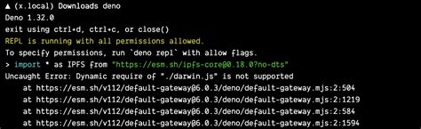 failed to run ipfs core and helia due to {current throwing dependency