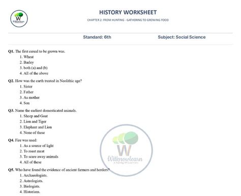 Ncert Class 6 History Chapter 2 From Hunting Gathering To Growing