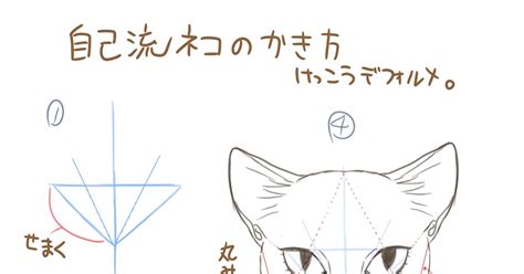 オリジナル 自己流ネコの描き方 昕川まよいのイラスト Pixiv
