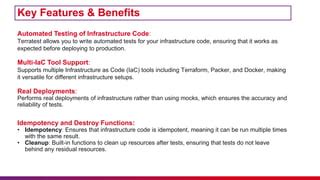 Terratest Automation Testing Of Infrastructure PPTX Cloud Computing Internet