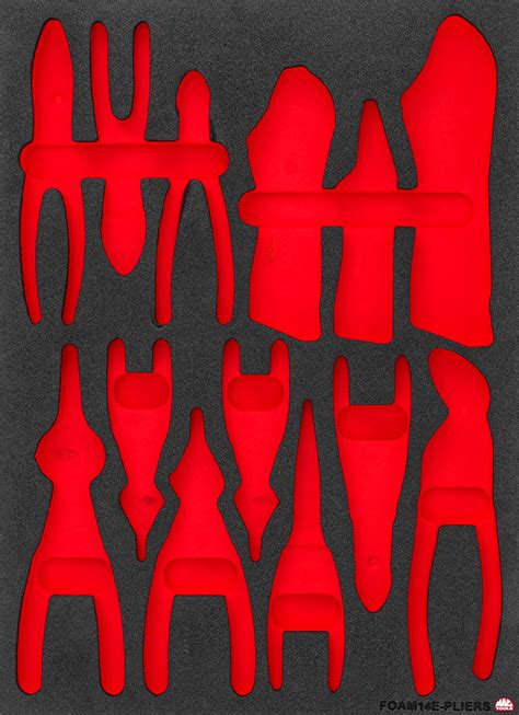 Modular Foam Insert For 13 Pc Plier Foam Set Mac Tools