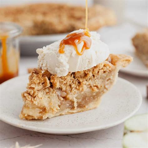 Easy Apple Oat Crumble Pie Dutch Apple Pie Alpine Ella