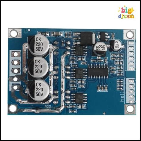 Dc 12v 36v 500w ШИМ контроллер бесщеточного двигателя постоянного тока