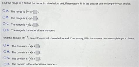 Solved The Function F X −x7 Is One To One A Find The