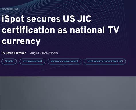 Press Center News And Announcements From Ispottv