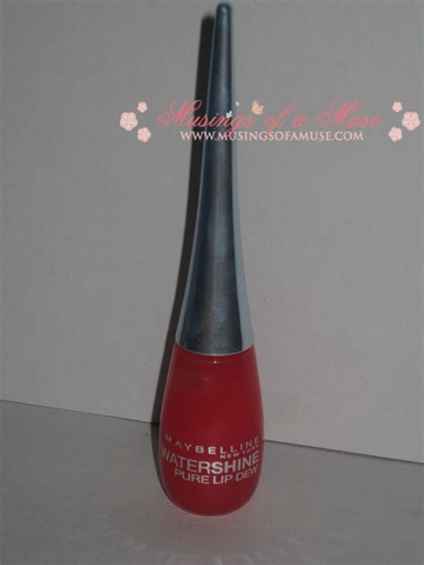Beauty Abroad Maybelline Watershine Pure Lip Dew Review And Swatches