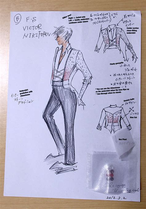 Behind The Scenes Of Yuri On Ices Costume Design 2 Sakuga Blog