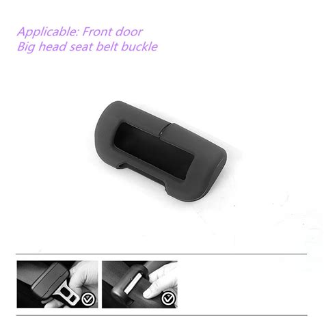 Badu Bg За Tesla Model 3 Y Защитен капак на катарамата на предпазния колан Силиконов предпазител