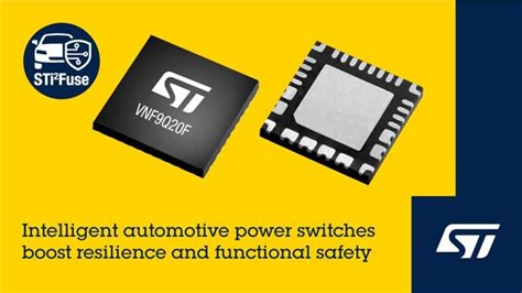 Stmicroelectronics Introduces Intelligent Power Switches For Automotive Applications