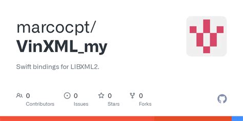 Github Marcocptvinxmlmy Swift Bindings For Libxml2