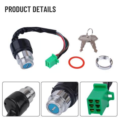 MOTO INTERRUPTEUR ALLUMAGE Clé Interrupteur Moto Démarrage Interrupteur EUR 14 75 PicClick FR