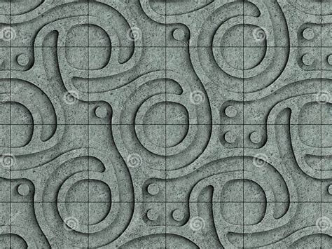 Tile Patterns Design Concepts Square Patterns Wallpaper Background 3 Dimensional Stock Image
