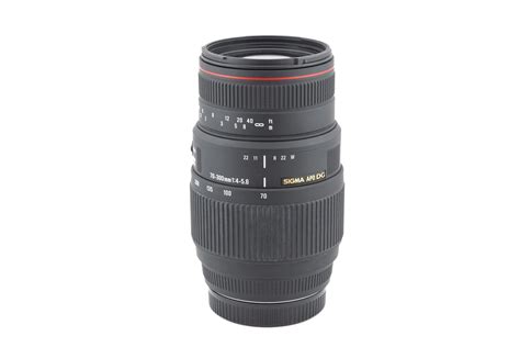 Sigma 70 300mm F4 56 Apo Dg Macro Lens Kamerastore