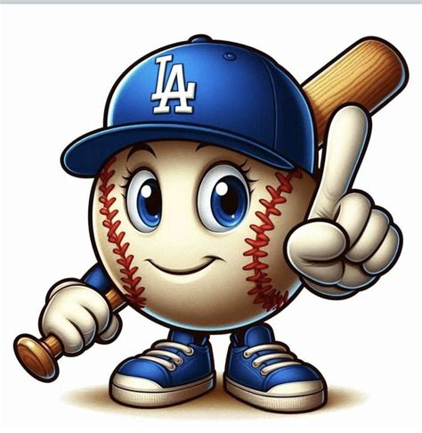 Los Angeles Dodger Drawing Clip Art Sports Dodgers Emoji A Baseball