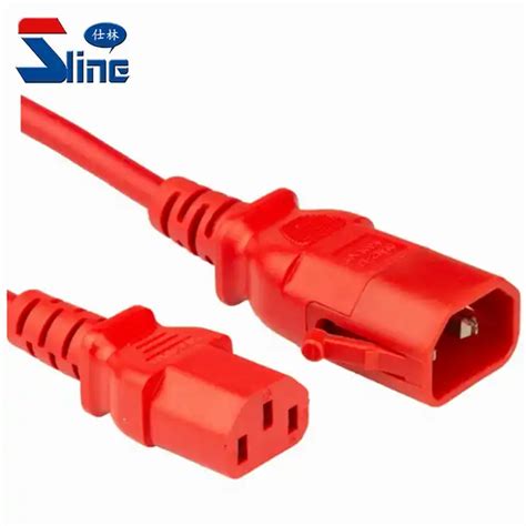 Locking Data Center Power Cables IEC 60320 P Lock C14 To C13 Server Rack Power Cords Plug PDU
