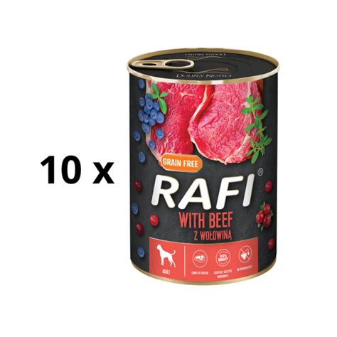 Rafi Past Märg Toit Koertele Veiseliha Verevalumite Ja Jõhvikatega