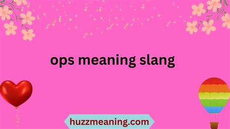 Ops Meaning Slang Explained 😍🔥 2025 26