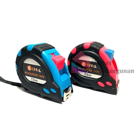 Jual Meteran Roll Tukang Bangunan M Meter Eiffel Measuring Tape Rol M MTR Shopee