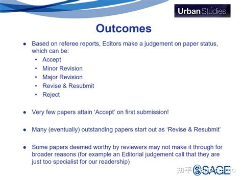 讲座笔记 URBAN STUDIES主编教你如何投1区SCI 知乎