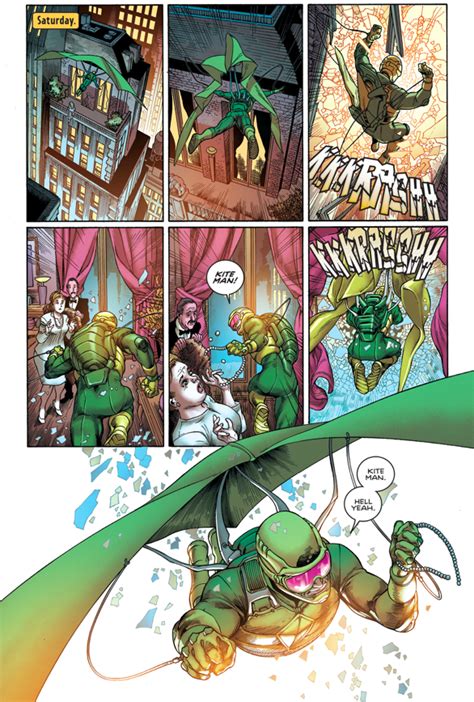 Gotham Girl Vs Kite Man Comicnewbies