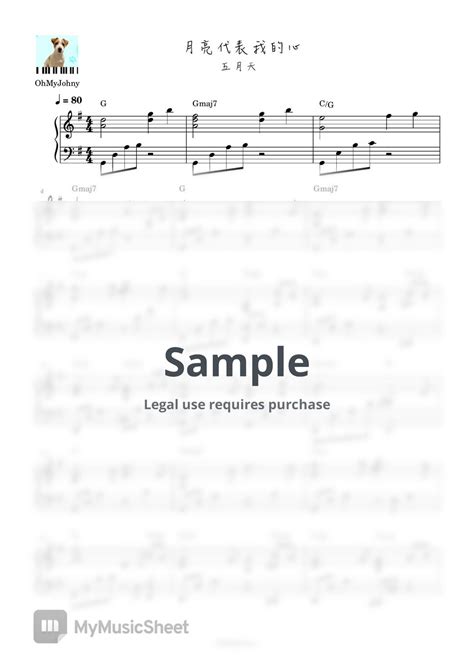 Piano Sheets By Ohmyjohny