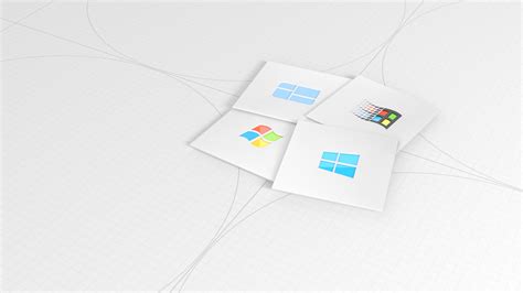 Логотипы Windows нарисованные на листоч · 2560x1440 Qhd And Wqhd 169