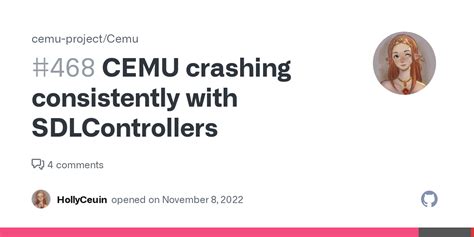 CEMU Crashing Consistently With SDLControllers Issue 468 Cemu
