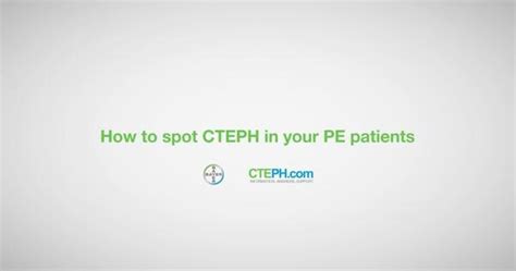 How To Spot Cteph In Your Patients Cteph Us How To Spot Cteph In Your Patients Cteph Us