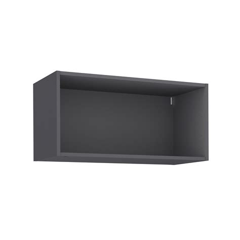 Caisson De Cuisine Haut Delinia Id Gris H384 X L80 X P35 Cm