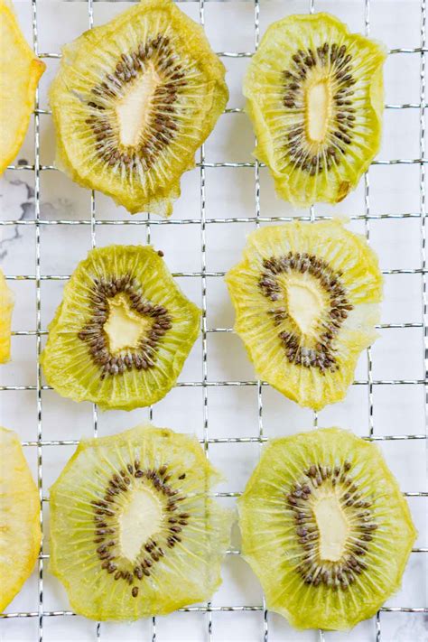 Dehydrated Kiwi No Sugar Added Easy Healthy Snack Babaganosh