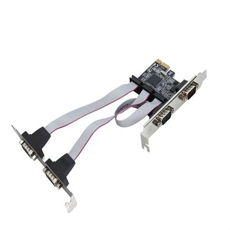 Netline Card Pci Express Pcie Serial Rs232 Db9 Male 4 Port Lazada Indonesia