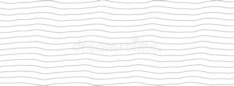 Minimalist Black And White Wave Pattern For Modern Design And