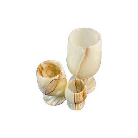 Onyx Wine Glasses Handmade Set Of 2 Whahzz
