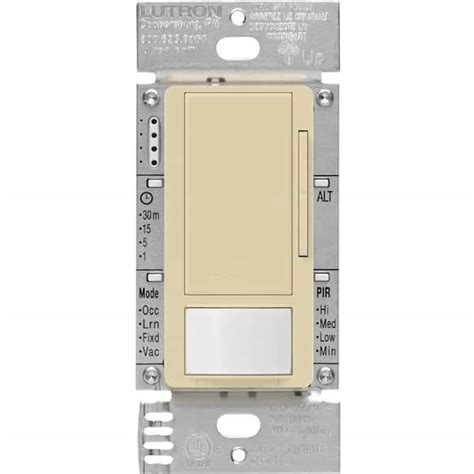 Lutron Maestro 0 10 Volt Dimmer Sensor Switch 8a120 277 Volt Single