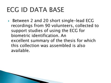 Ecg Signal Generated From Data Base Using Matlab Pptx Heart And